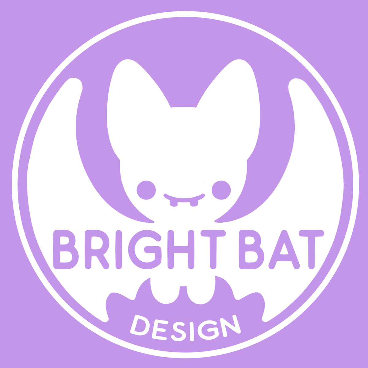 Bright Bat Design Pins & Stickers – Shopabernathys