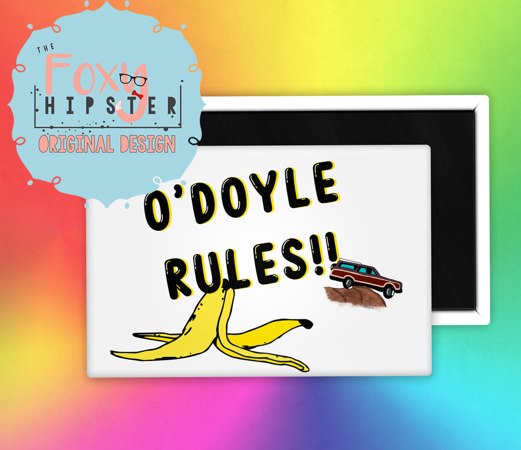 The Foxy Hipster "O'Doyle Rules" Billy Madison Magnet – Shopabernathys